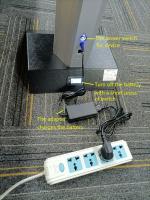 China Face Recognition Device Chargeable Floor Stand with 5000mAh Lithium Battery for sale