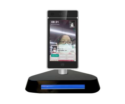 China TOF Cloud and LAN Face Recognition Access Control Terminal 10.1 Inch Screen 5W Face Database for sale