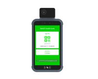 China 8 Inch Face Recognition Smart Door Lock with Temperature Detection and QR Code Access for sale