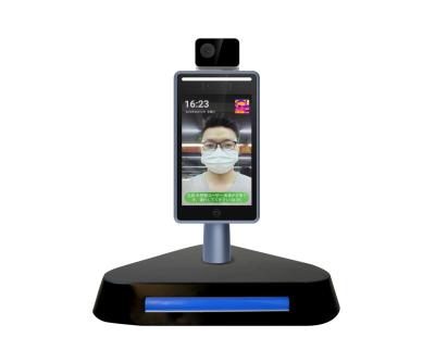 China IP67 Temperature Detection 8 Inch Face Recognition Access Control System Android 7.1 for sale