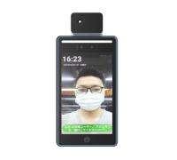 China 0.5-2m Face Recognition Temperature System with Hikvision Module 8 Inch Touch Screen Android 7.1 for sale