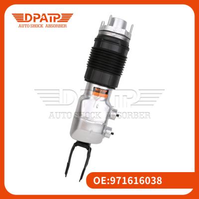 China 971616038 Front Right Air Shock Absorber for Porsche 971 17 - Dense Alloy Steel Construction with Polyurethane Buffer for sale