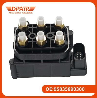 China Air Suspension Solenoid Valve Block for Audi Q7 4L 7P Porsche 955 958 OEM 95835890300 for sale