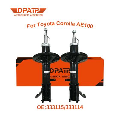 China Front Shock Absorber 333115 333114 4852009340 48510-12870 for Toyota Corolla AE100 for sale