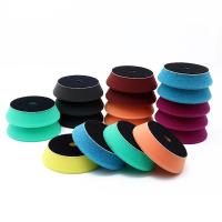 China Auto Detailing Tools Flat Polishing 3 Inch 5 Inch 6 Inch Foam Buffing Pads for sale