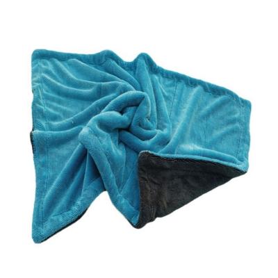 China Edgeless Auto Detailing Cloth Microfiber Twist Loop Drying Towel For Car for sale