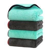 China Quick Dry Auto Detailing Cloth Thick Plush Microfiber Towels For Car Wash Drying for sale