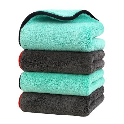 China Quick Dry Auto Detailing Cloth Thick Plush Microfiber Towels For Car Wash Drying for sale