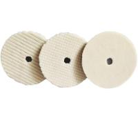 China Beveled Edge Car Detailing Flat Wool Buffing Pad For Smooth and Fine Finish for sale
