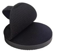 China Round Black Hand Strap Applicator 150mm For Clay Pad for sale