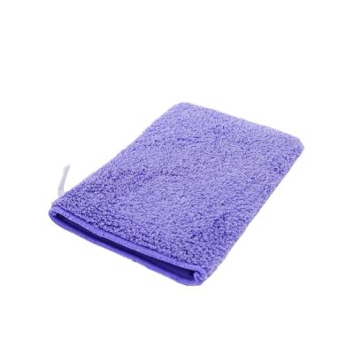 China Heavy Grade Long Pile Auto Microfiber Car Wash Mitt Gloves Overspray Remove for sale