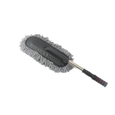 China Soft Microfiber Car Duster With Extendable Handle Scratch Free Multipurpose Duster for sale