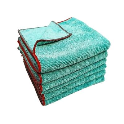 China 40*40CM Pigtail Microfiber Detailing Towels-500GSM for sale