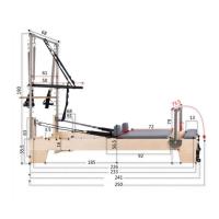 China Commercial Gym fitness Cadillac reformer Pilates reformer Yoga exercise Pilates studio used equipment for sale