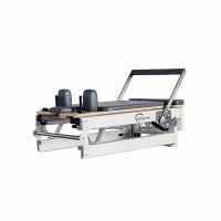 China Gericon commerical use G-PRH012 Folding white aluminium pilates reformer for Fitness for sale