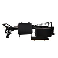 China Comprehensive black aluminium Pilates reformer bed for home and commerical use for sale