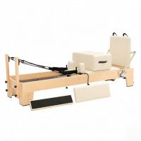 China Factory Black Hard Maple Wood Pilates Reformer For Body Training for sale