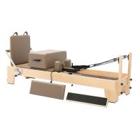 China Factory Black Hard Maple Wood Pilates Reformer For Body Training for sale