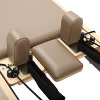 China Factory Black Hard Maple Wood Pilates Reformer For Body Training for sale