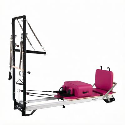China High Quality Aluminium Trapeze Pilates Reformer with tower For Body Training for sale