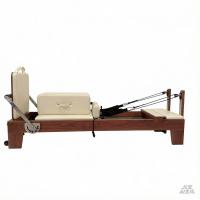 China High stability Premium Walnut Pilates Reformer — Built for Professional Studio Use for sale