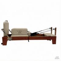 China High stability Premium Walnut Pilates Reformer — Built for Professional Studio Use for sale