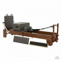 China High stability Premium Walnut Pilates Reformer — Built for Professional Studio Use for sale