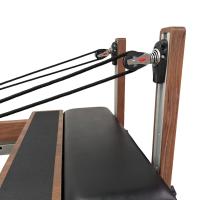 China High stability Premium Walnut Pilates Reformer — Built for Professional Studio Use for sale
