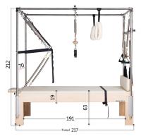 China High quality commercial use Imported Maple wood cadillac pilates reformer cadillac for sale