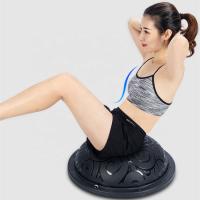 China Gym fitness high quality PVC Exercise 58cm diameter Stability Half Pilates Balance Yoga Ball for sale