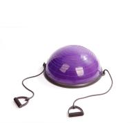 China Gym fitness cheap price PVC Exercise Stability Half Pilates Yoga Ball with pump for sale