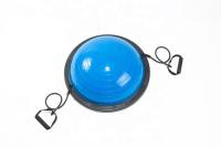 China Gym fitness cheap price PVC Exercise Stability Half Pilates Yoga Ball with pump for sale