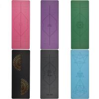 China High quality OEM LOGO non-slip Exercise mat natural rubber yoga mat for sale