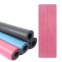 China High quality OEM LOGO non-slip Exercise mat natural rubber yoga mat for sale