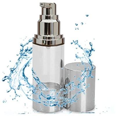 China Refillable Cosmetic Sterile Airless Pump Bottle For Makeup Foundations Serums Lightweight for sale