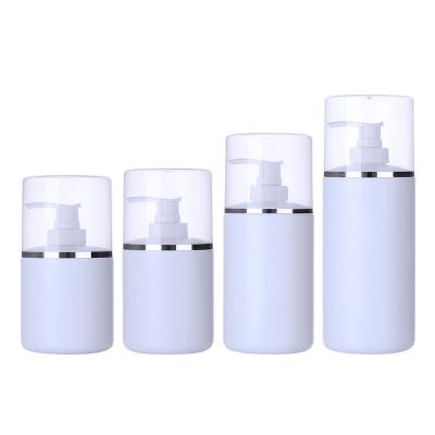 China 250ml 500ml HDPE Plastic Empty Cosmetic Lotion Pump Bottles for Shampoo Liquid Hand Soap for sale