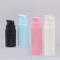 China Custom Cylindrical PET Plastic Airless Pump Bottle 100ml with Snap Lotion Pump for sale