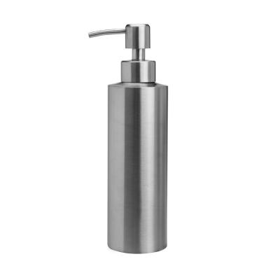 China Rust Proof Aluminium Metal Lotion Pump Bottle 350ml for Liquid Soap Shampoo for sale