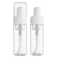 China Custom PET Cosmetic Spray Bottle 100ml Plastic Foam Pump Bottle for Facial Cleanser Mousse for sale