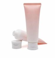 China Empty Cosmetic Transparent Plastic Tube Flip Top Cap Face Wash Cream Soft Tube 10ml to 100ml for sale