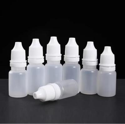 China Empty Plastic Squeezable Eye Liquid Dropper Bottles 10ml 60ml 120ml for sale