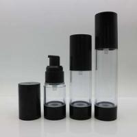 China 15ml Plastic Airless Pump Bottle Frosted Cosmetic Lotion Dispenser for sale