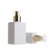China 450ml Square Brown PETG Cosmetic Bottle with Lotion Pump Large Capacity Reusable for sale