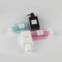 China Square Shape Body Cosmetic PETG Bottle 250ml Capacity PP Pump Material for sale