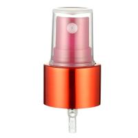 China 18/410 20/400 Gold Aluminum Fine Mist Sprayer Cosmetic Pump for 15ml-500ml Bottles for sale