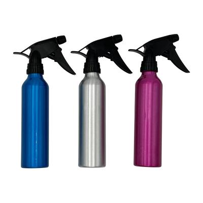 China 30ml to 310ml Aluminum Cosmetic Spray Bottle with Trigger Pump Dispenser for Shampoo and Personal Care Products for sale