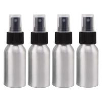 China Aluminum Fine Mist Spray Bottles 5ml-30ml Capacity Reusable Metal Travel Perfume Containers for sale