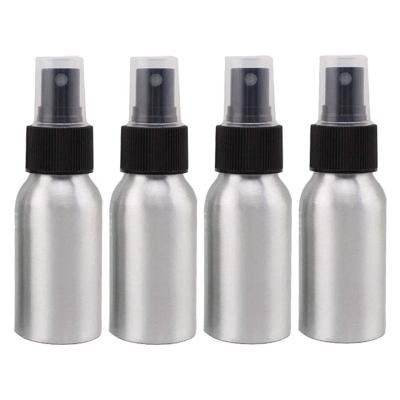 China Aluminum Fine Mist Spray Bottles 5ml-30ml Capacity Reusable Metal Travel Perfume Containers for sale