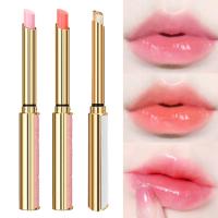 China Rose Gold Diamond Clear Lipstick Tube Packaging 5ml with 6 Professional Makeup Brushes - Refillable Plastic Cosmetic Set for sale