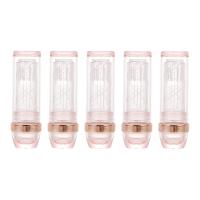China Heart Shaped Double Side Lipstick Tube Container 2-in-1 Design with 5ML-20ML Capacity Options for Cosmetic Packaging for sale